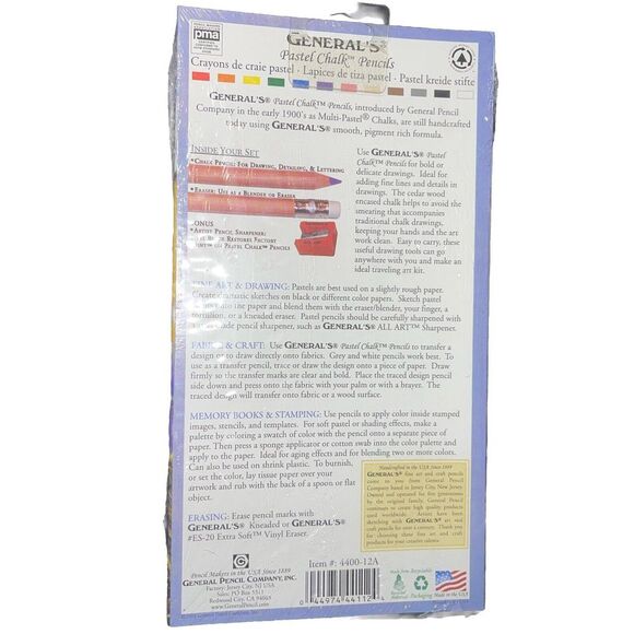 El General | Office | Generals Multipastel Chalk Pencils Assorted ...
